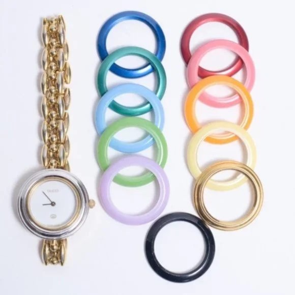 Gucci | Accessories | Authentic Gucci Vintage Interchangeable Bezels ...
